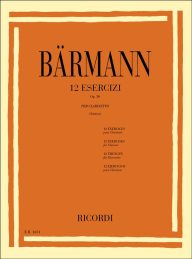 Baermann, Heinrich Joseph: 12 Esercizi Op.30 klarinétkotta - hangszer.hu