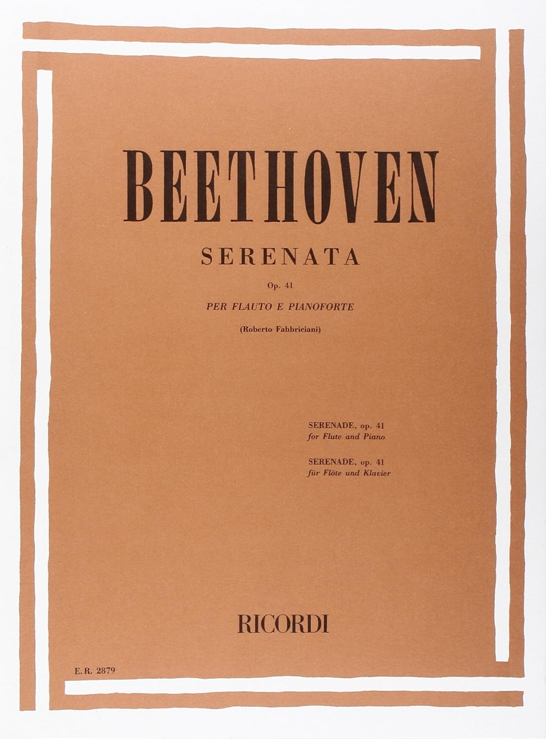 Beethoven, Ludwig van: Serenata Op.41 fuvola- és zongorakotta - hangszer.hu